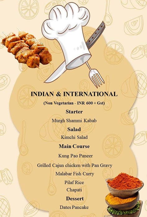 Menu at Hush Bar, Coimbatore