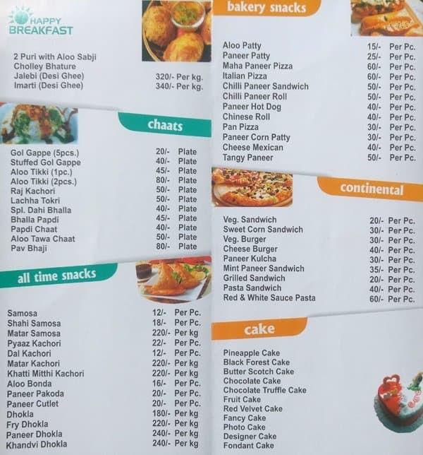 Amar Bakery Menu, Menu for Amar Bakery, Shahdara, New Delhi - Zomato