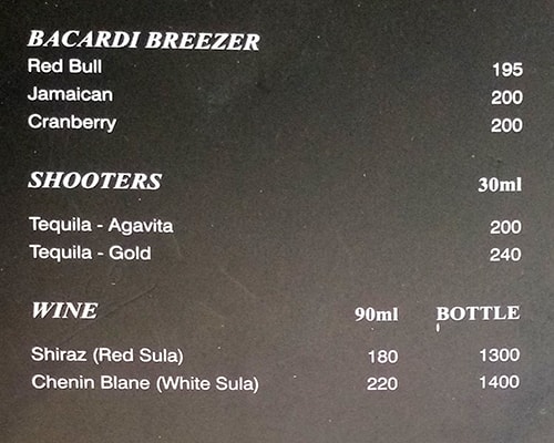 Menu at President Resto Bar, Pune, Solapur - Pune Hwy