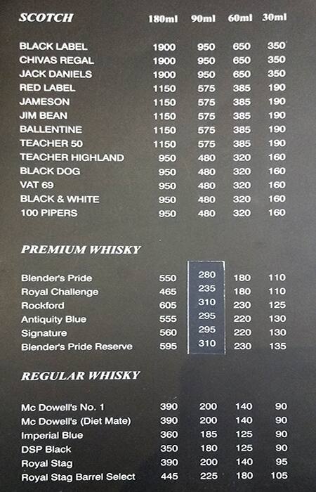 Menu at President Resto Bar, Pune, Solapur - Pune Hwy