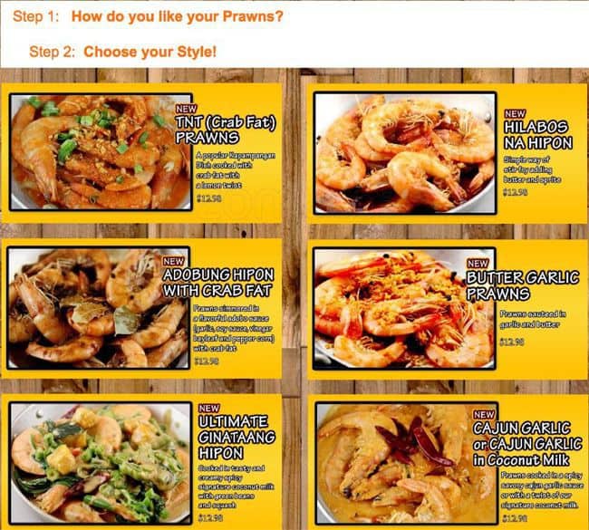 Menu at Isla Restaurant, San Bruno