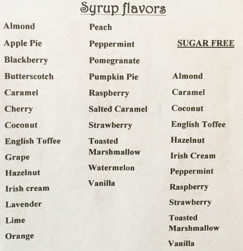 Menu at Java & Clay Cafe, Gig Harbor