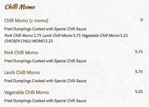 Menu at HAMRO CHAUTARI restaurant, Harrow, 20