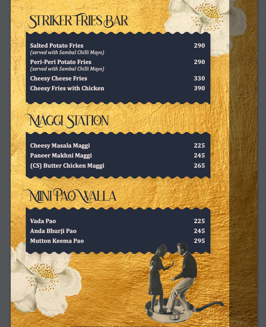 Menu at Striker Indore, Indore
