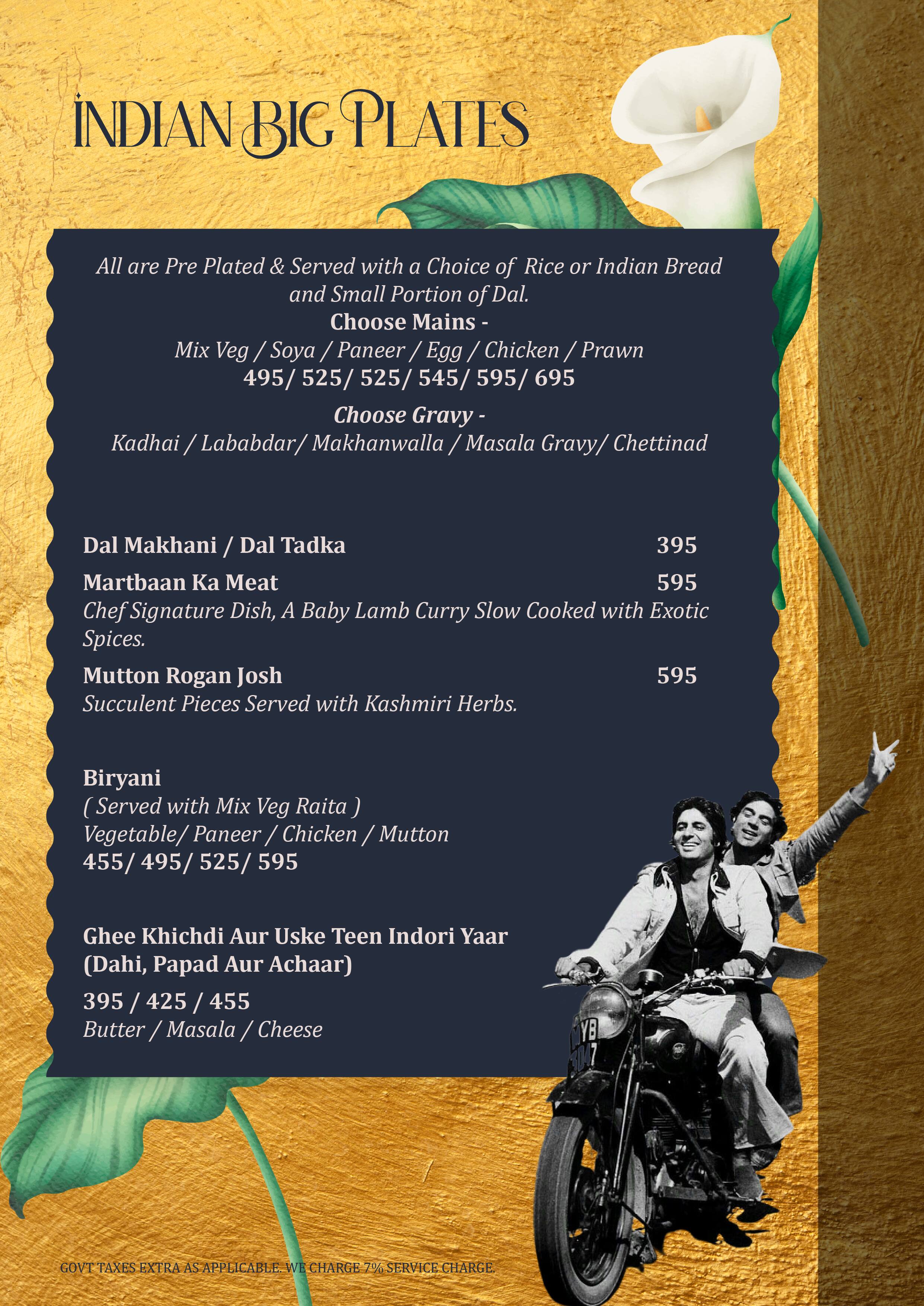 Menu at Striker Indore, Indore