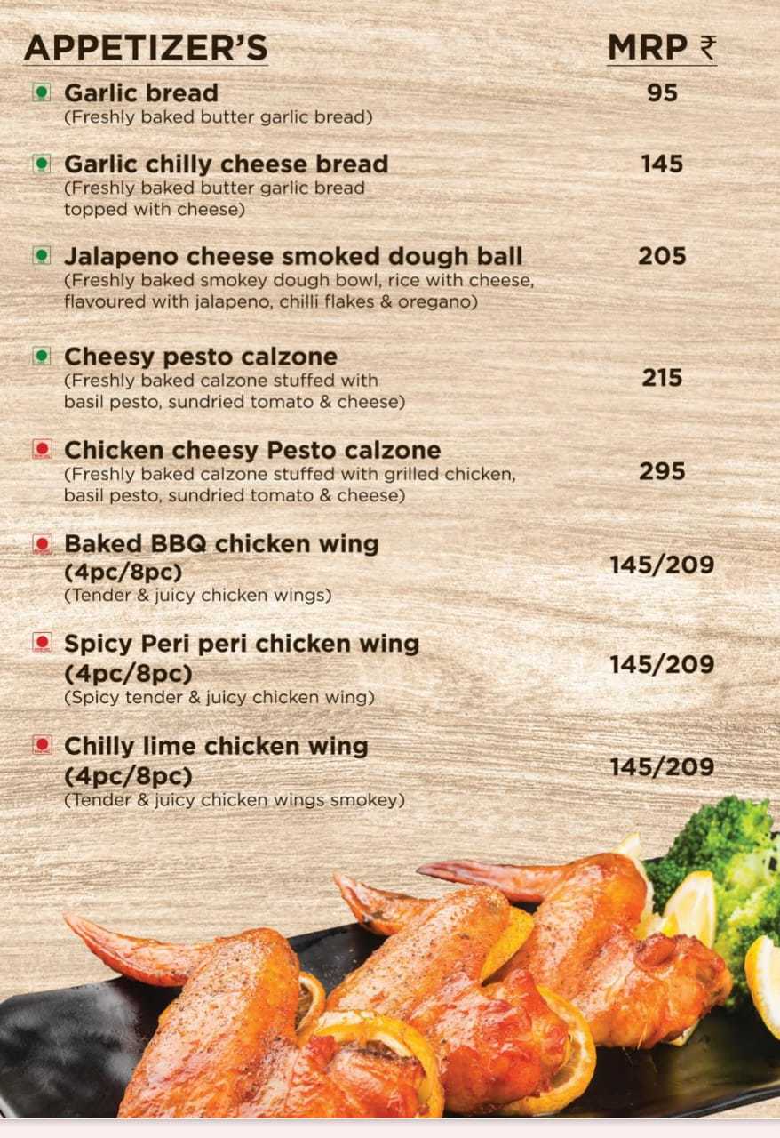 Menu of Magic Pizza, Nungambakkam, Chennai