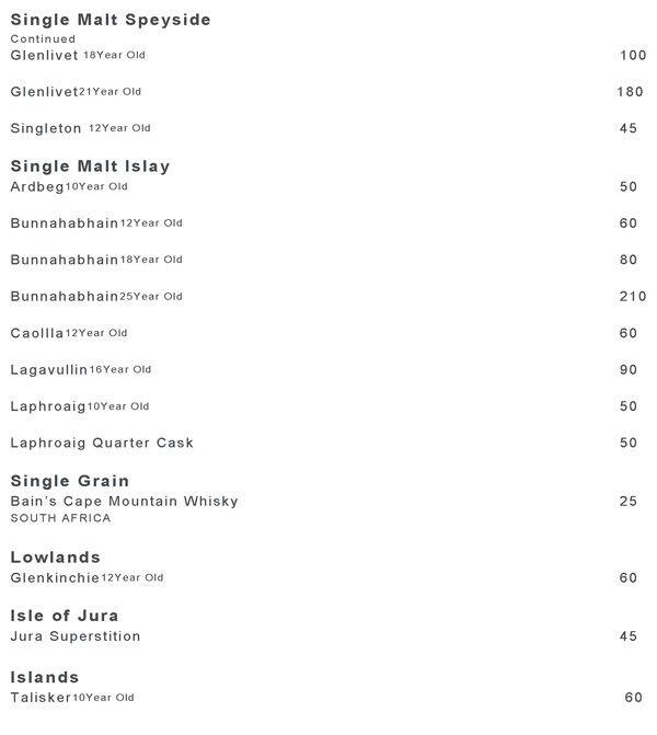Menu at Kream Midrand Restaurant, Midrand