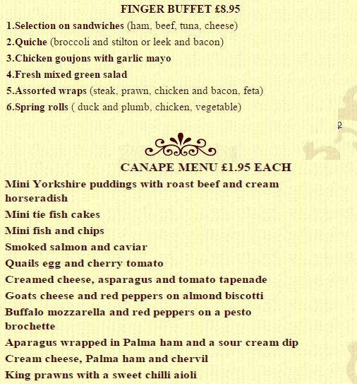 Menu at English Lounge pub & bar, Manchester, 64-66 High Street
