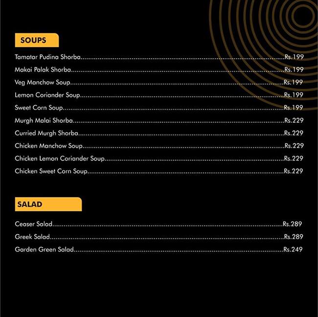 Menu of 360 Degree - The Patio, JM Road, Pune