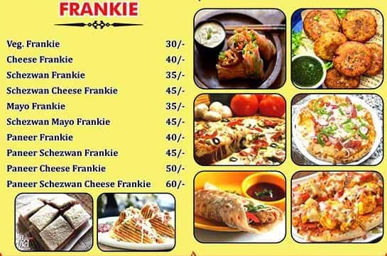 Menu of F Frankie, Mira Road, Mumbai