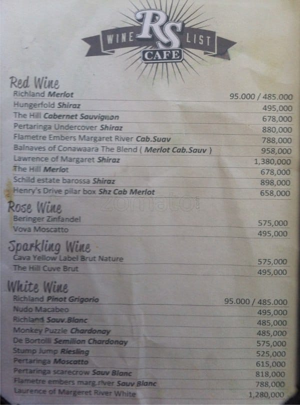 Carta de Rolling Stone Cafe, South Jakarta, Jl. Ampera Raya No.16