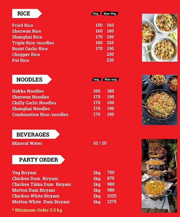 Menu at JFC TAWA N TANDOOR, Navi Mumbai, Shop no 5 Kartik CHS