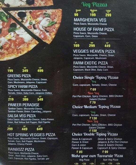 Menu of Mehfil, Kharghar, Navi Mumbai