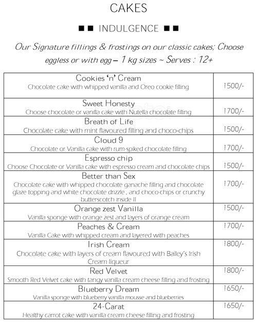 Menu at In Good Taste by Craft Factory, Kolkata, AE 230, Sector-1, Near ...