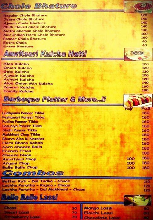Menu at Happy Singh Food Xxpress, Vadodara