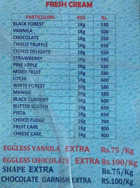 The Cake Point Menu, Menu for The Cake Point, MG Road, Puducherry - Zomato