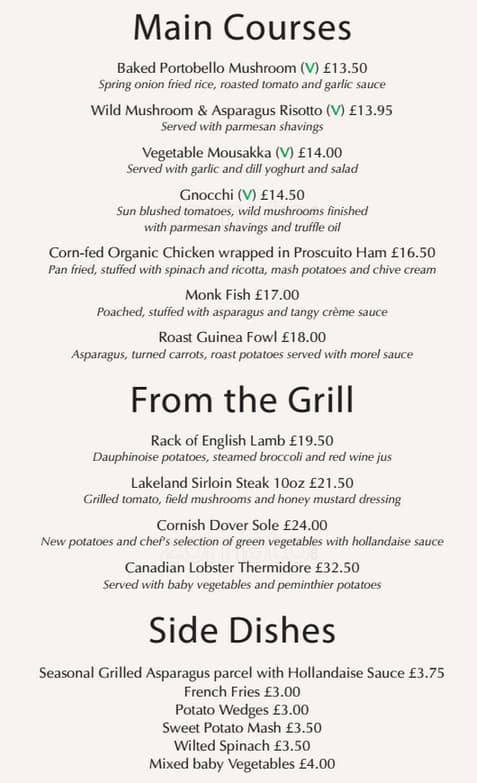 Menu at Forum restaurant, London, 8-14 Cooper's Row