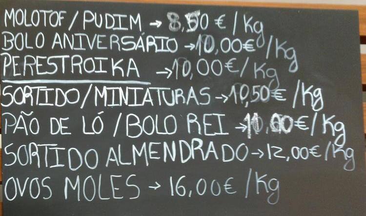 Menu em O Pasteleiro restaurante, Vila do Conde, Av. Dr. João Canavarro 16