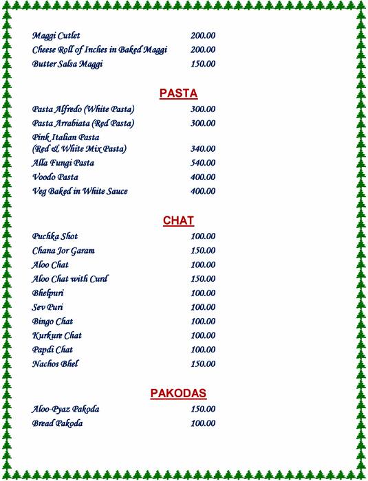 Menu at Chatore Junction And Cafe, Jaipur