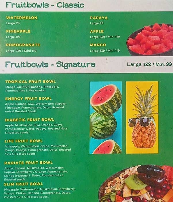 The Fruit Bowl Co Adyar at Carl Cohn blog