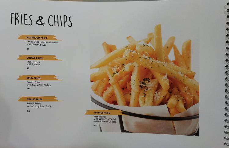 Menu at Slice of Heaven cafe, Jakarta, Jln. M.H. Thamrin no. 1