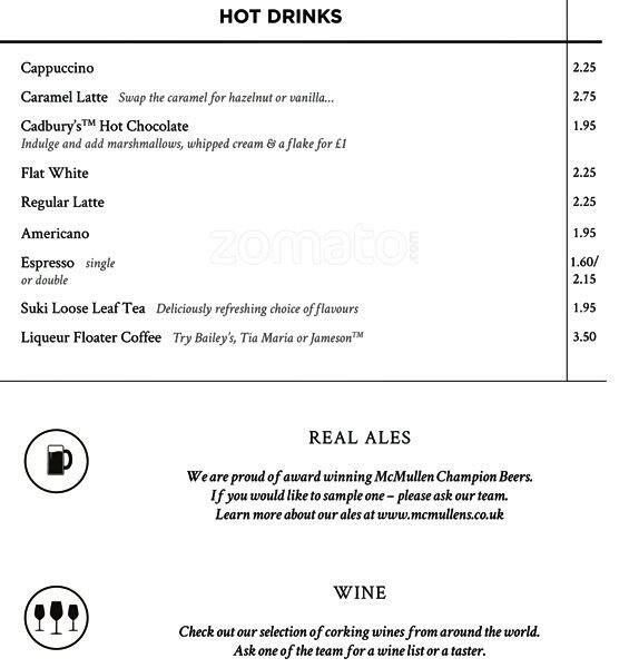 Menu at Jolly Farmers pub & bar, Enfield, 2 Enfield Rd