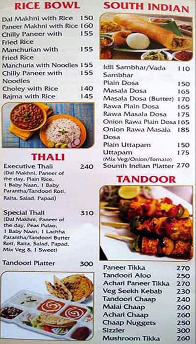 Menu at Gulab, Gurugram, Huda Market