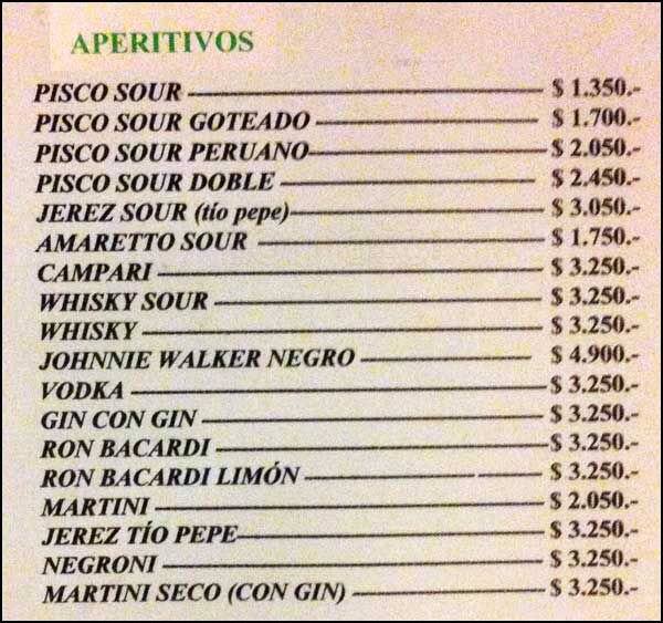 Da Renzo Menu, Menu podniku Da Renzo, Providencia, Santiago - Zomato Chile