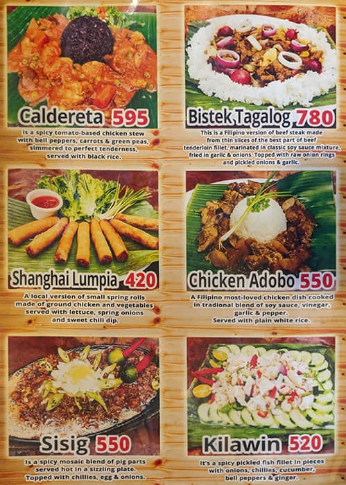 Menu at Tap Station pub & bar, Manila