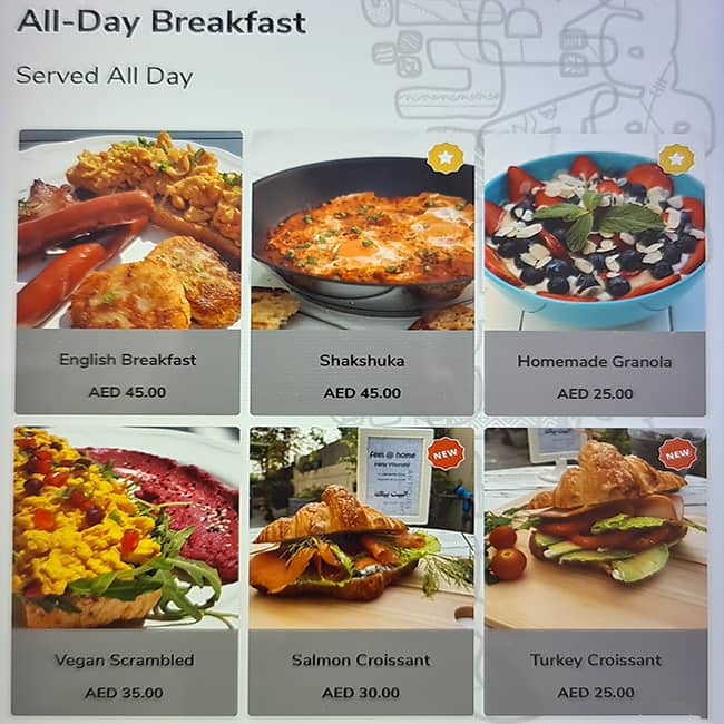 Menu at The Workshop Dubai cafe, Dubai, 23 B Street