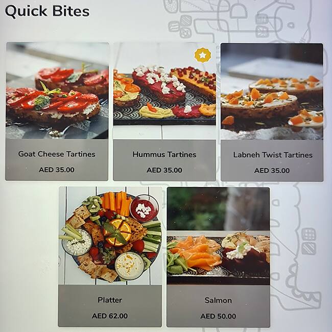 Menu at The Workshop Dubai cafe, Dubai, 23 B Street