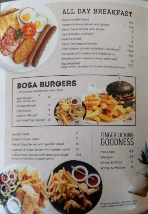 Cafe Bosa Menu, Menu for Cafe Bosa, Canley Vale, Sydney - Urbanspoon/Zomato
