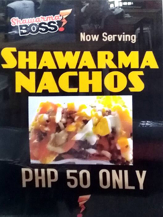 Menu at Shawarma Boss PH restaurant, Quezon City, 111 J.P. Laurel