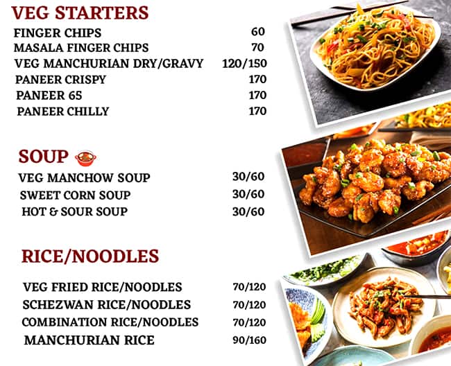 Menu of Starters Point Magarpatta Pune