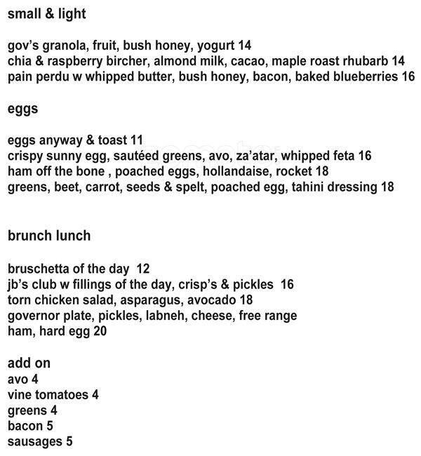 Zus & Zo Menu, Menu for Zus & Zo, Herne Bay, Auckland - Menumania/Zomato