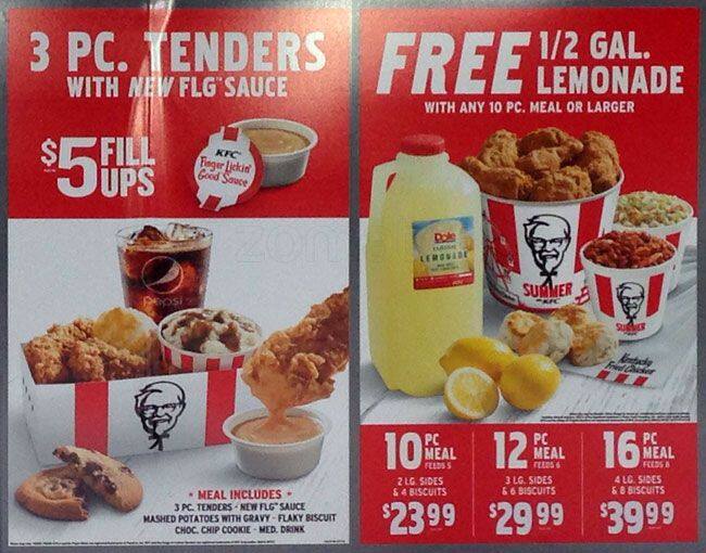 Menu At Kfc Fast Food New York City Myrtle Ave