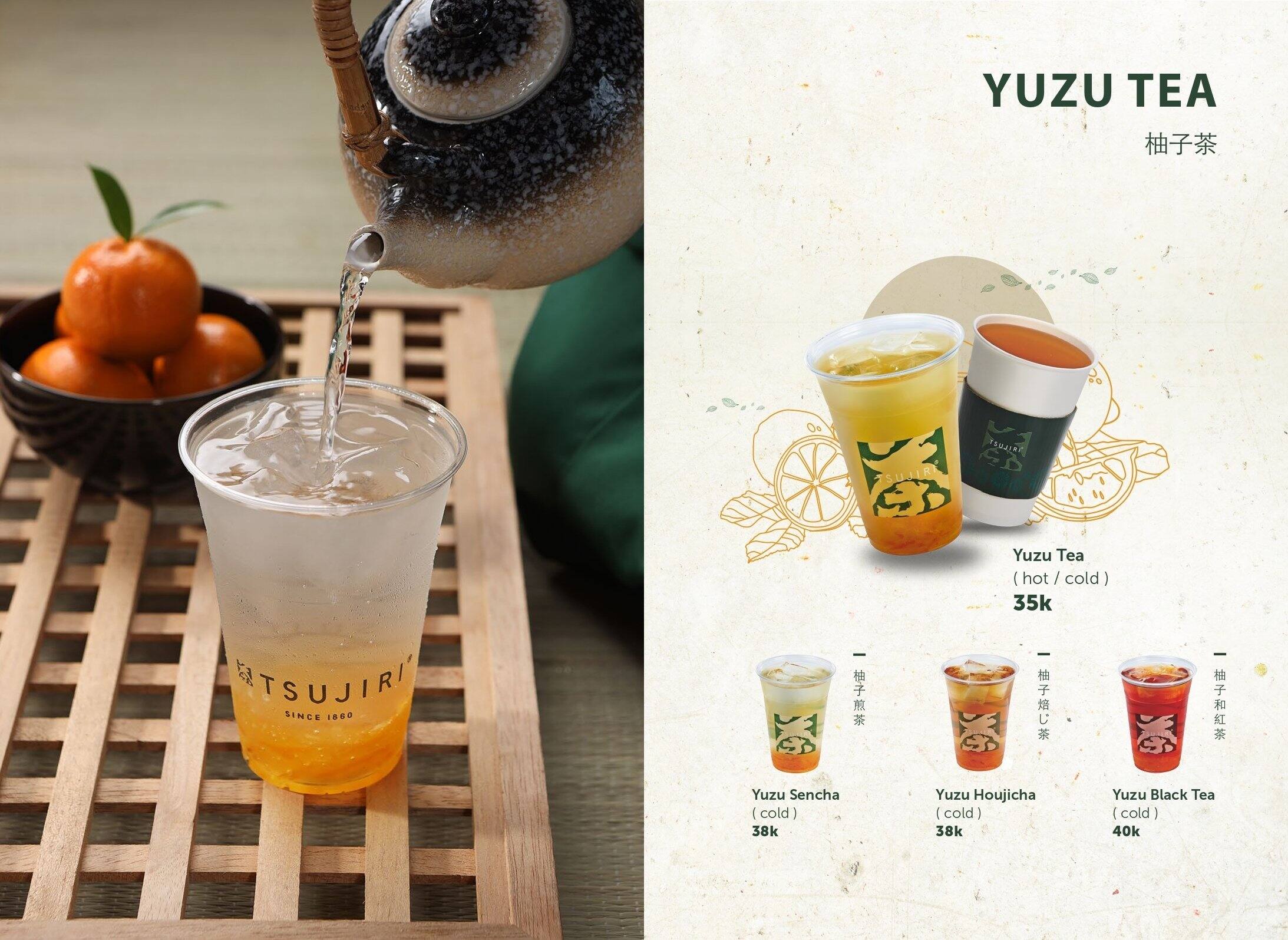 Menu at TSUJIRI Tea House cafe, Jakarta, Lippo Mall Puri @ The St. Moritz