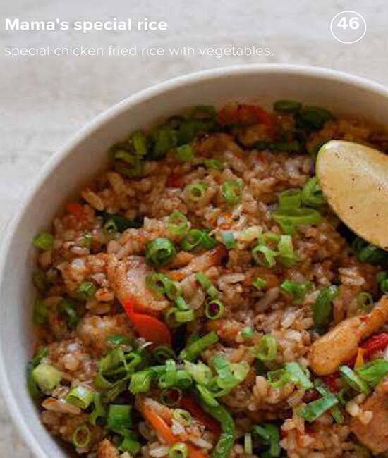 Menu of Mamafri, Jumeirah 3, Dubai