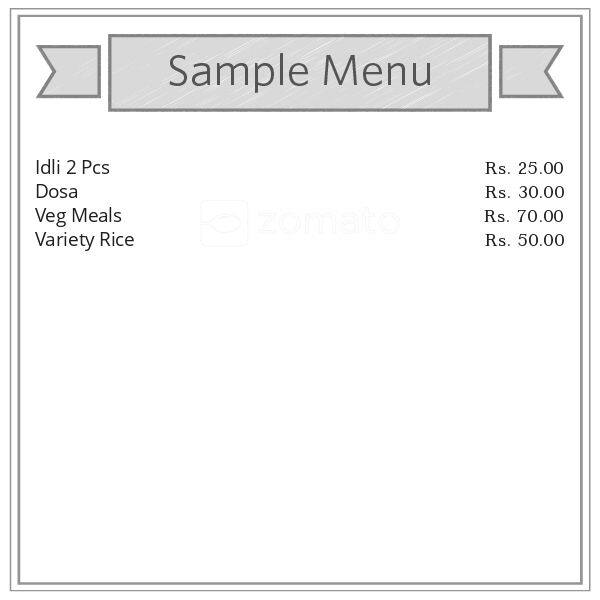 Menu of Neel's Corner, Thiruvallur, Chennai