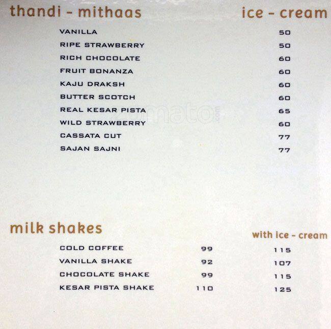Menu at Spice 9, Ahmedabad, Sarvopari Mall