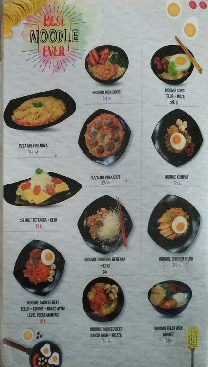 Menu at Roti Bakar 543 restaurant, Tangerang