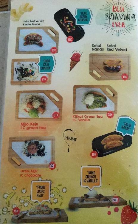 Menu at Roti Bakar 543 restaurant, Tangerang