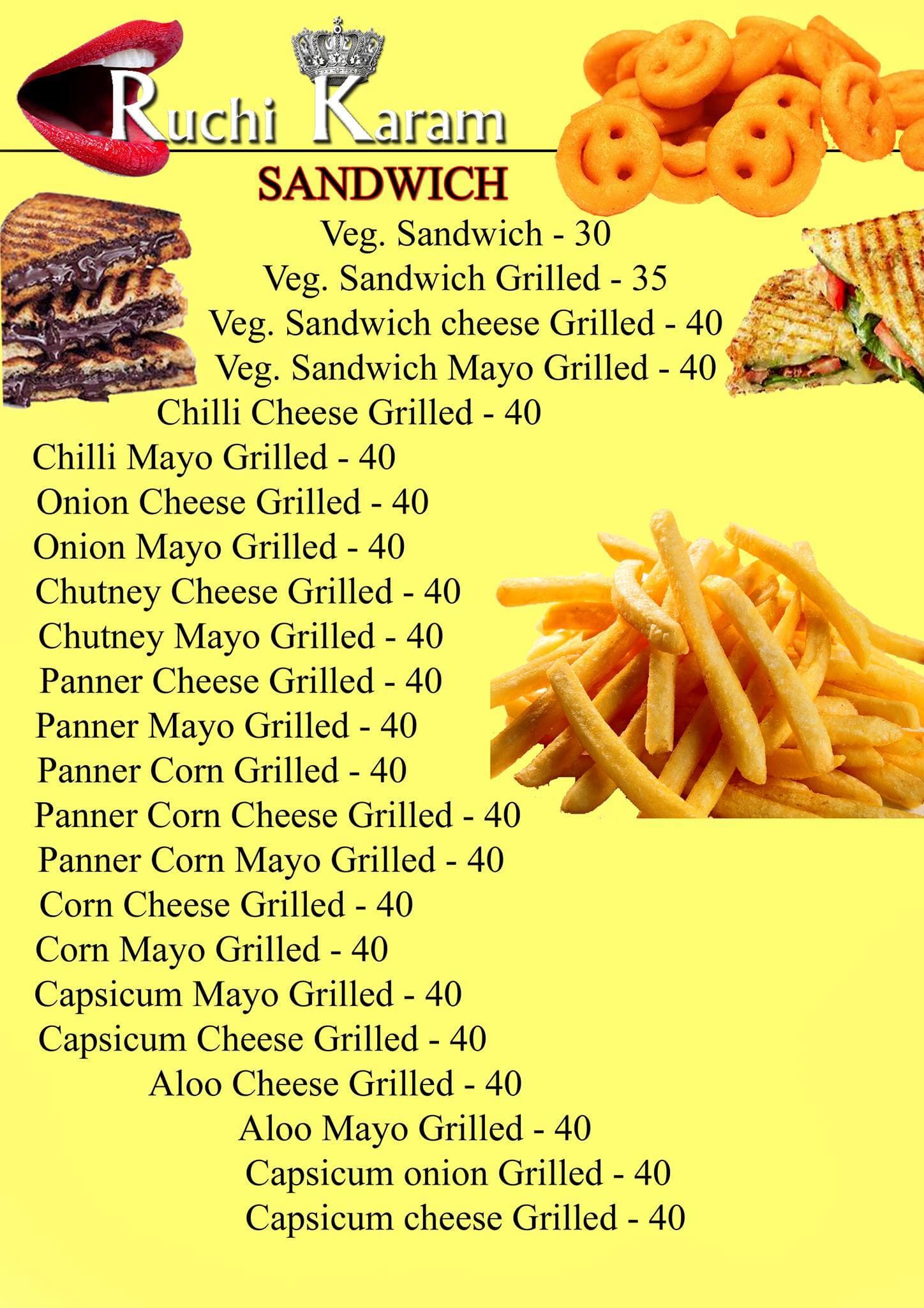 Ruchi karam Menu, Menu for Ruchi karam, Anna Nagar West, Chennai - Zomato