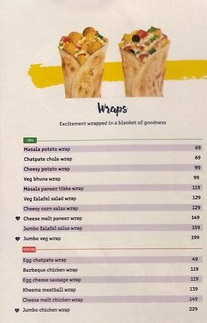 Faasos Menu, Menu for Faasos, KR Puram, Bangalore - Zomato