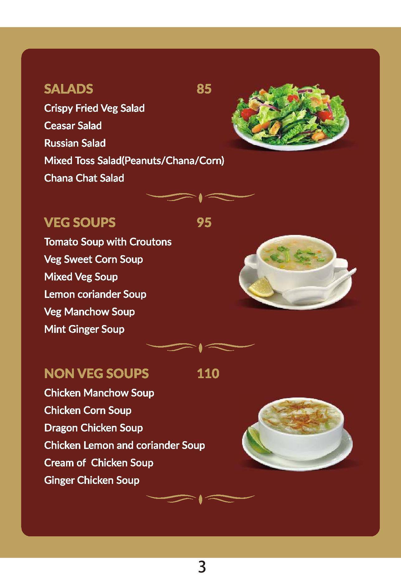 Menu at Hotel Sitara Grand - LB Nagar, Hyderabad, Near