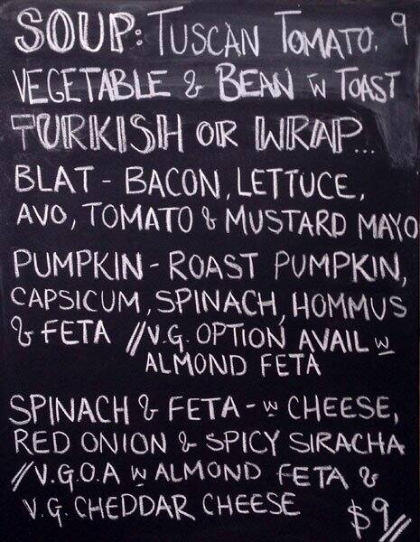 Menu at Dear Daisy fast food, Forestville