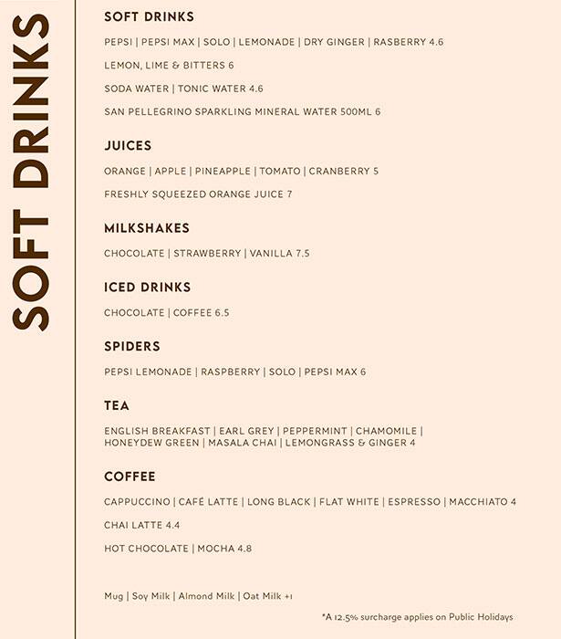 Menu at Studley Park Boathouse cafe, Kew, 1 Boathouse Rd