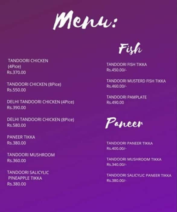 Menu of The Kebab Hub, Viman Nagar, Pune