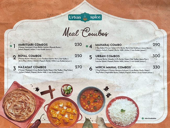 Menu of Eka Food Court, Kankaria, Ahmedabad