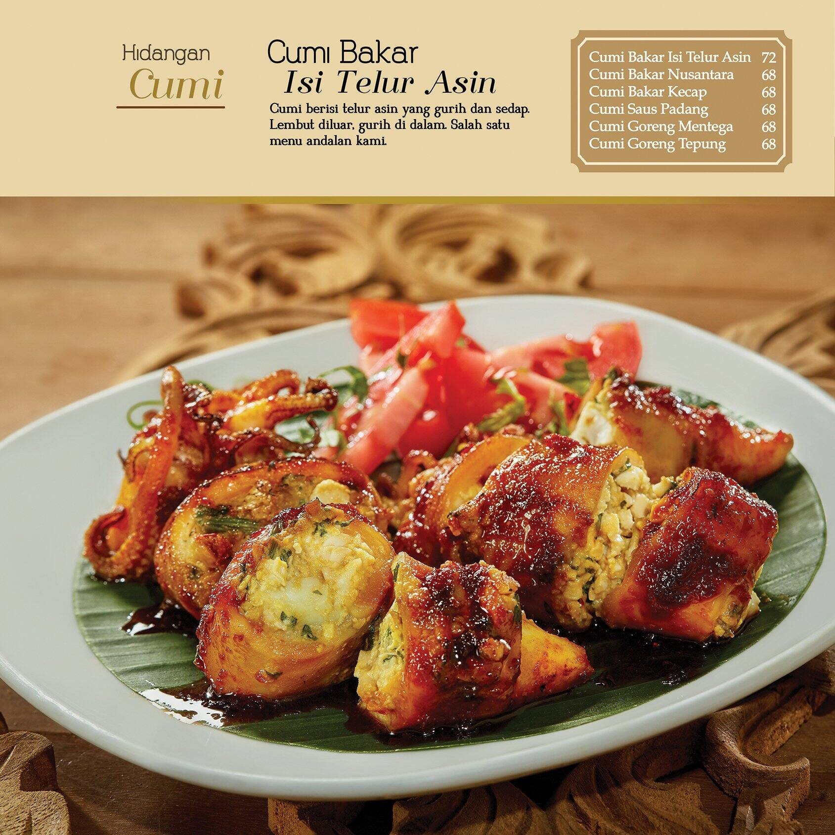 Menu at Resto Nusantara restaurant, Bekasi Regency, Jl. Raya ...